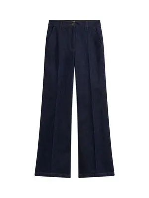 Gerard Darel Ivy Mid Rise Wide Leg Trousers