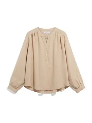 Gerard Darel Liset V-neck Long Sleeve Shirt