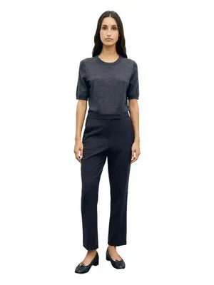 Gerard Darel Velvet Cropped Trousers - Cinnamon