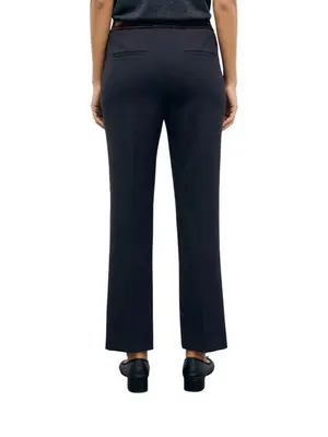 Gerard Darel Velvet Cropped Trousers - Cinnamon