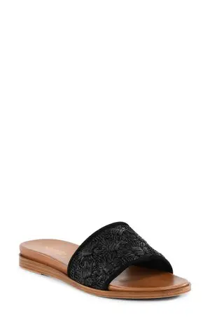 Seychelles Dakota Slide Sandal - Black