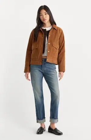 Good American Vintage Ankle Straight Leg Jeans