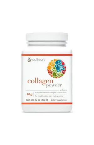 YOUTHEORY Premium Hydrolyzed Collagen Powder Supplement 10 Oz