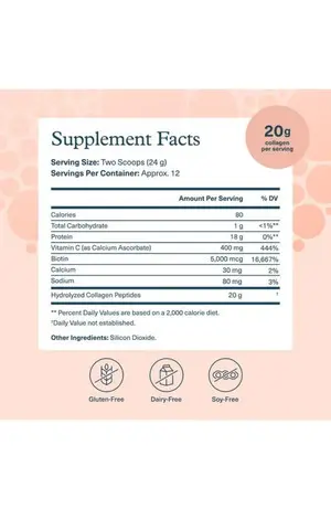 YOUTHEORY Premium Hydrolyzed Collagen Powder Supplement 10 Oz
