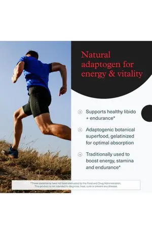 YOUTHEORY Maca Root Energy Stamina Supplement Capsules 120 Vegetable Capsules