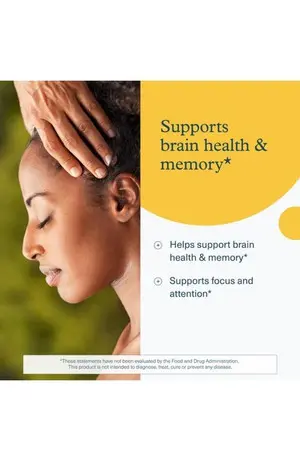 YOUTHEORY Lion's Mane+ Brain Health Support Capsules 90 Vegetarian Capsules