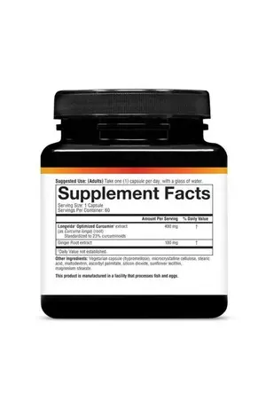 YOUTHEORY Total Body Turmeric Vegetarian Capsules 60 Count