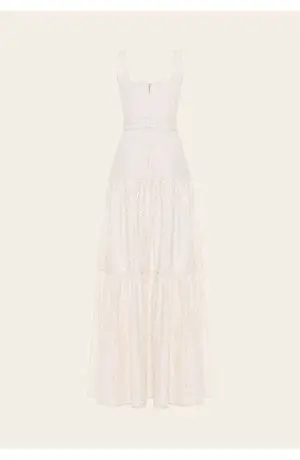 Agua Bendita Abeja Playa Maxi Cotton Dress