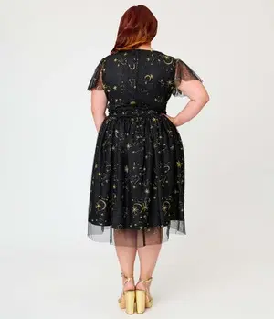 Unique Vintage Midori Swing Dress