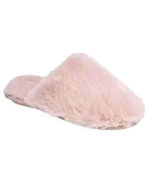 Nine West NINE WEST Faux Fur Slipper Blush