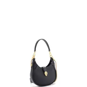 BVLGARI Serpenti Ellipse Crossbody Bag Leather Mini
