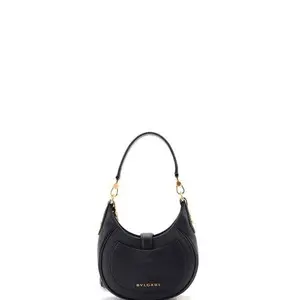 BVLGARI Serpenti Ellipse Crossbody Bag Leather Mini