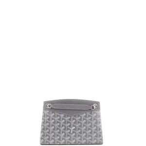 Goyard Structured Rouette Chain Shoulder Bag Coated Canvas Mini