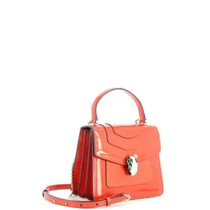 BVLGARI Serpenti Top Handle Bag Patent Small