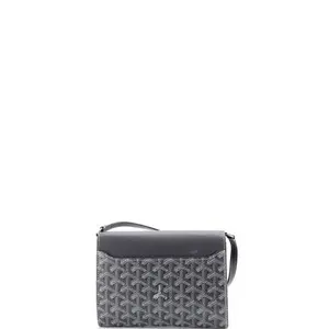 Goyard Chypre Wallet On Strap Coated Canvas With Leather