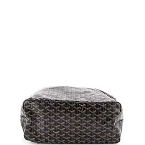 Goyard Saint Louis Tote Coated Canvas Pm - Black