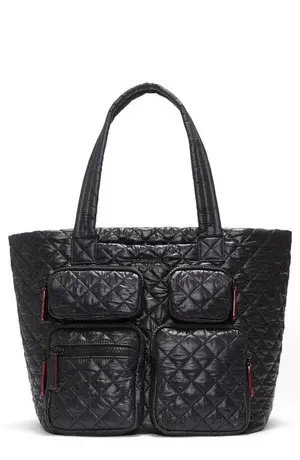 Mz Wallace Medium Metro Travel Tote - Black