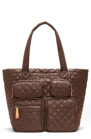 Mz Wallace Medium Metro Travel Tote - Walnut