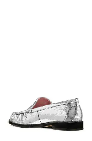 Kate Spade New York Metallic Leather Penny Loafer