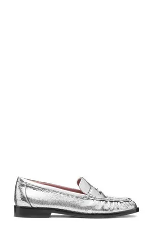 Kate Spade New York Metallic Leather Penny Loafer