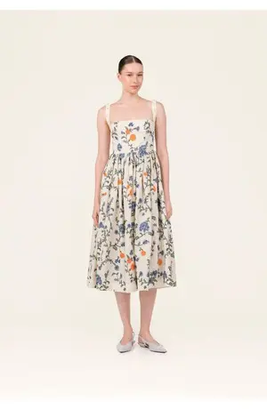 Agua Bendita Mielero Midi Brisa Midi Dress