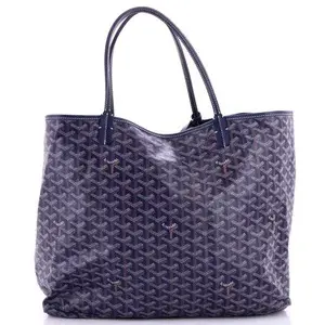 Goyard Saint Louis Tote Coated Canvas Gm - Blue
