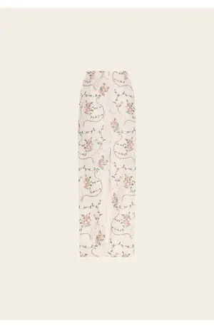 Agua Bendita Lirica Navegante Maxi Skirt - Ivory