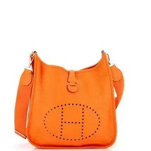 Hermès Evelyne Bag Gen Iii Clemence Pm - Orange