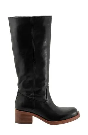 Eos Gauchicas Leather Knee-high Boots - Ash