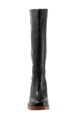 Eos Gauchicas Leather Knee-high Boots - Ash