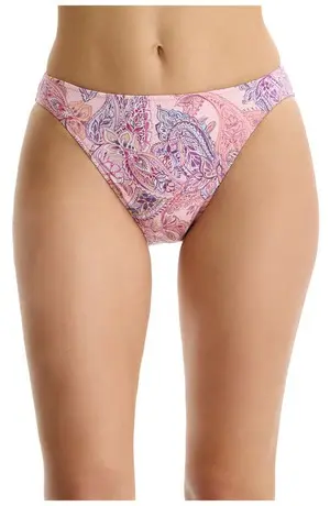 GOTTEX Boho Bloom Classic Mid Rise Swim Bottom - Pink-multi