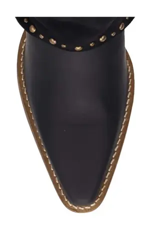 DINGO Texani Studded Knee High Boot - Black