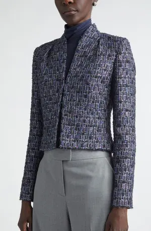 St. John Monmartre Sequin Tweed Jacket