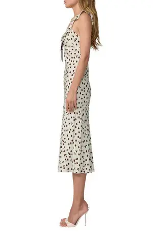Diane Von Furstenberg Christina Polka Dot Midi Dress