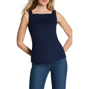 Spanx Square Neck Tank - Timeless Navy