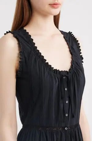 DÔEN Hortense Organic Cotton Midi Dress
