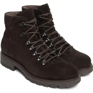 NEROGIARDINI Hiker Leather Boot - Chocolate
