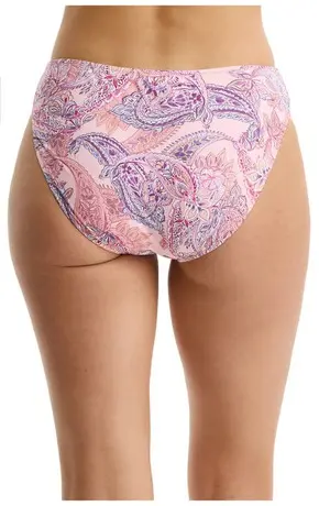 GOTTEX Boho Bloom Mid Rise Swim Bottom - Pink-multi