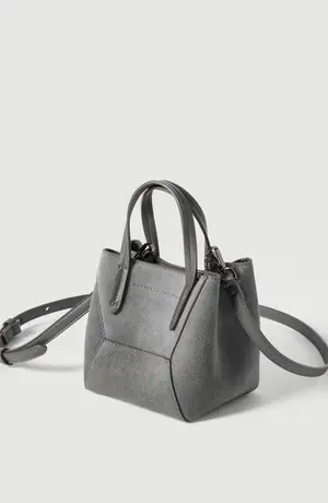 Brunello Cucinelli Bc Duo Mini Bag In Suede With Monili