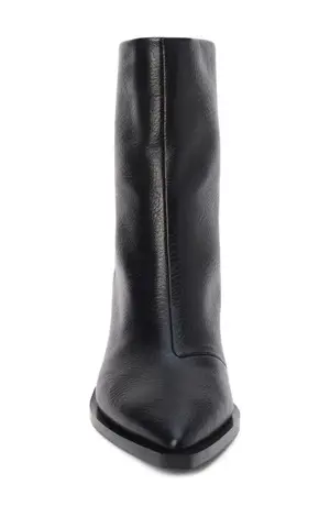 Matisse Matteo Croc Embossed Faux Leather Boot - Black