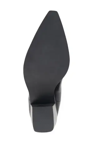 Matisse Matteo Croc Embossed Faux Leather Boot - Black
