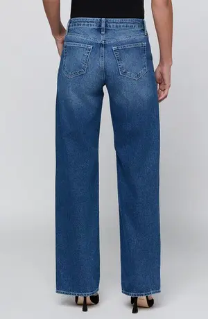 L'Agence Christel High Waist Wide Leg Jeans
