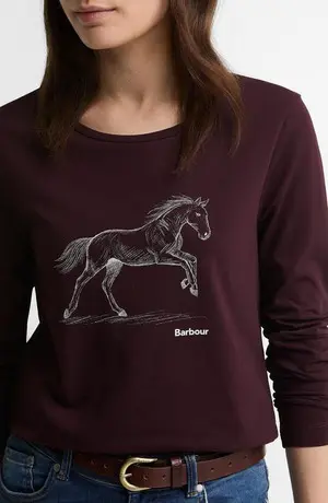 Barbour Rosamund Horse Graphic T-shirt