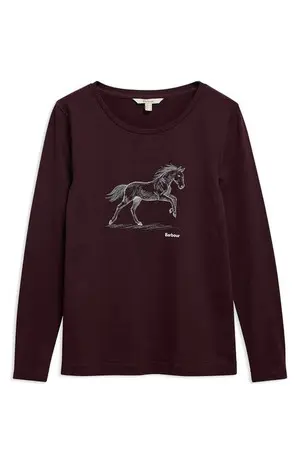 Barbour Rosamund Horse Graphic T-shirt
