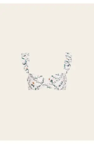 Agua Bendita Kiwi Brisa Bikini Top - Ivory