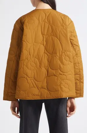 Marimekko Unikko Quilted Jacket - Brown