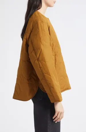 Marimekko Unikko Quilted Jacket - Brown