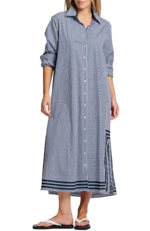 SHIRTY Pippa A-line Gingham Shirtdress