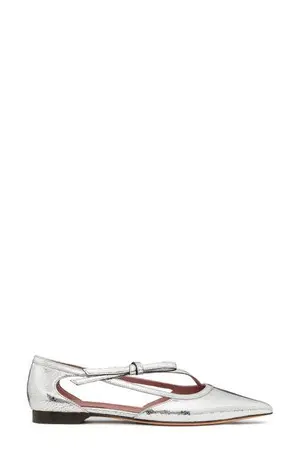 Kate Spade New York Loop Pointed Toe Leather Flat