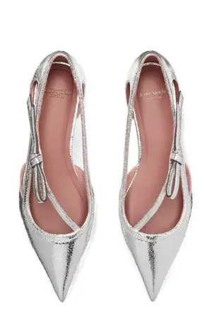 Kate Spade New York Loop Pointed Toe Leather Flat